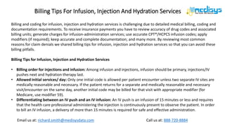 Billing Tips For Infusion, Injection And Hydration Services.pdf | Free ...