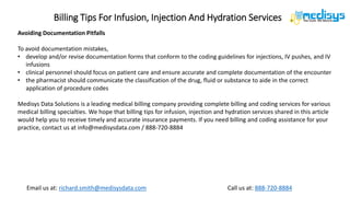Billing Tips For Infusion, Injection And Hydration Services.pdf