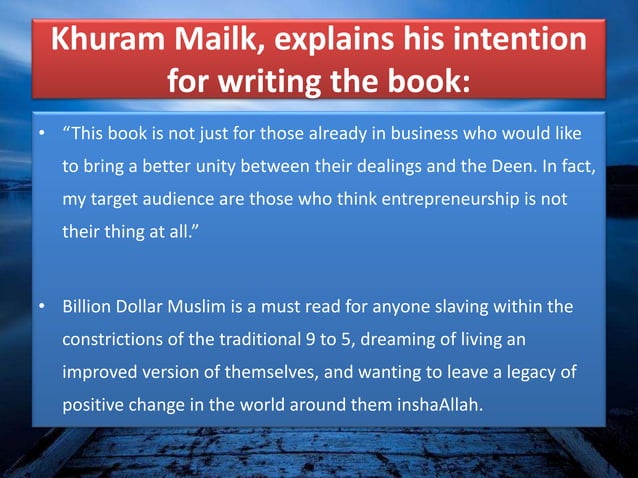 Billion dollar muslim | PPTX | Islam | Religion & Spirituality