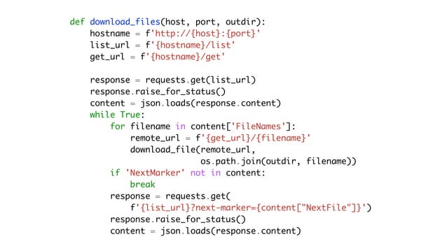 Downloading a Billion Files in Python | PPT