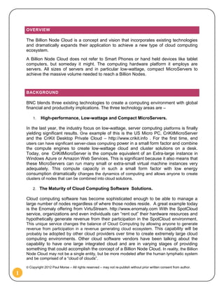 Billion Node Cloud | PDF