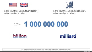 Billion vs milliard en | PPSX