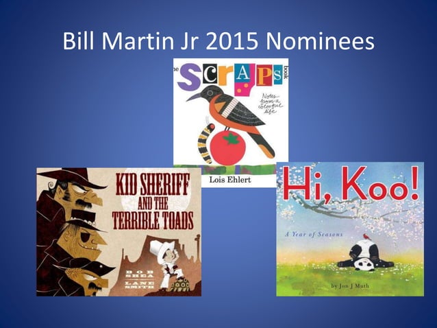 Bill Martin Jr Award | PPT