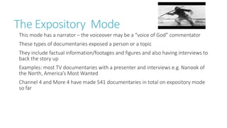 Bill Nichol’s Modes of Documentary | PPTX