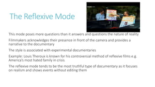 Bill Nichol’s Modes of Documentary | PPTX