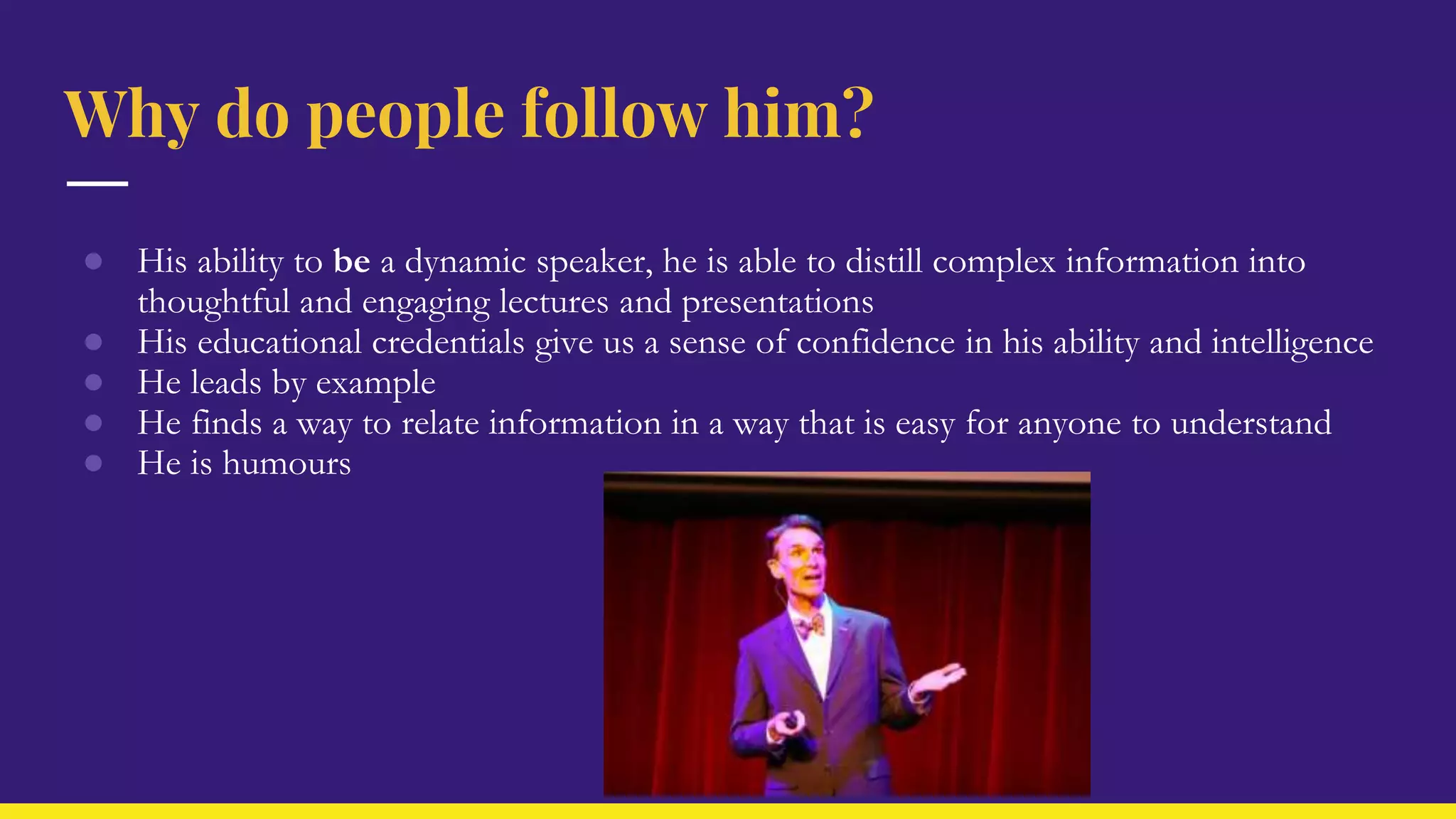 Bill nye leadership | PPTX