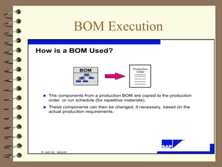 SAP BILL OF MATERIAL BOM Process details.PPT