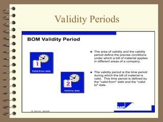 SAP BILL OF MATERIAL BOM Process details.PPT