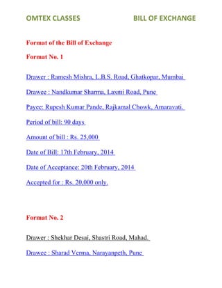 Bill of exchange | PDF