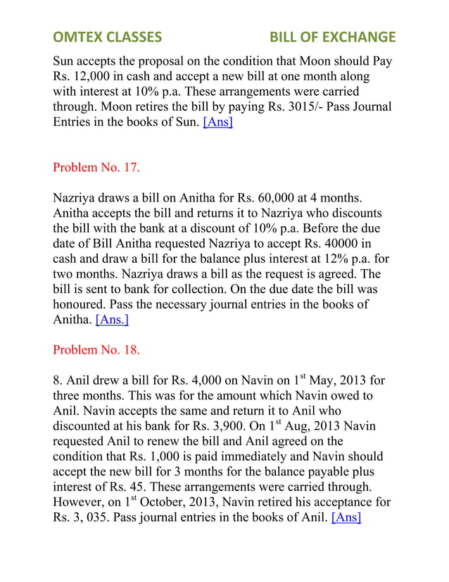 Bill of exchange | PDF
