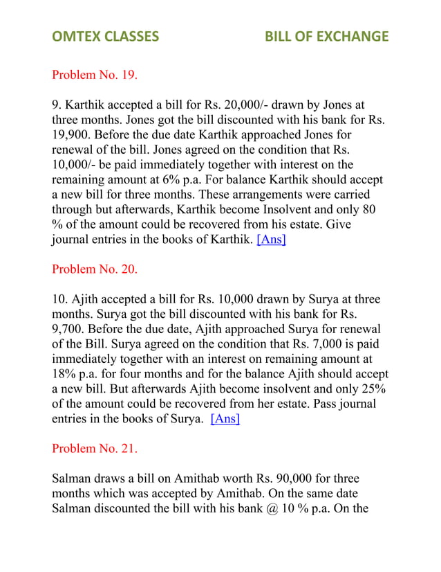 Bill of exchange | PDF