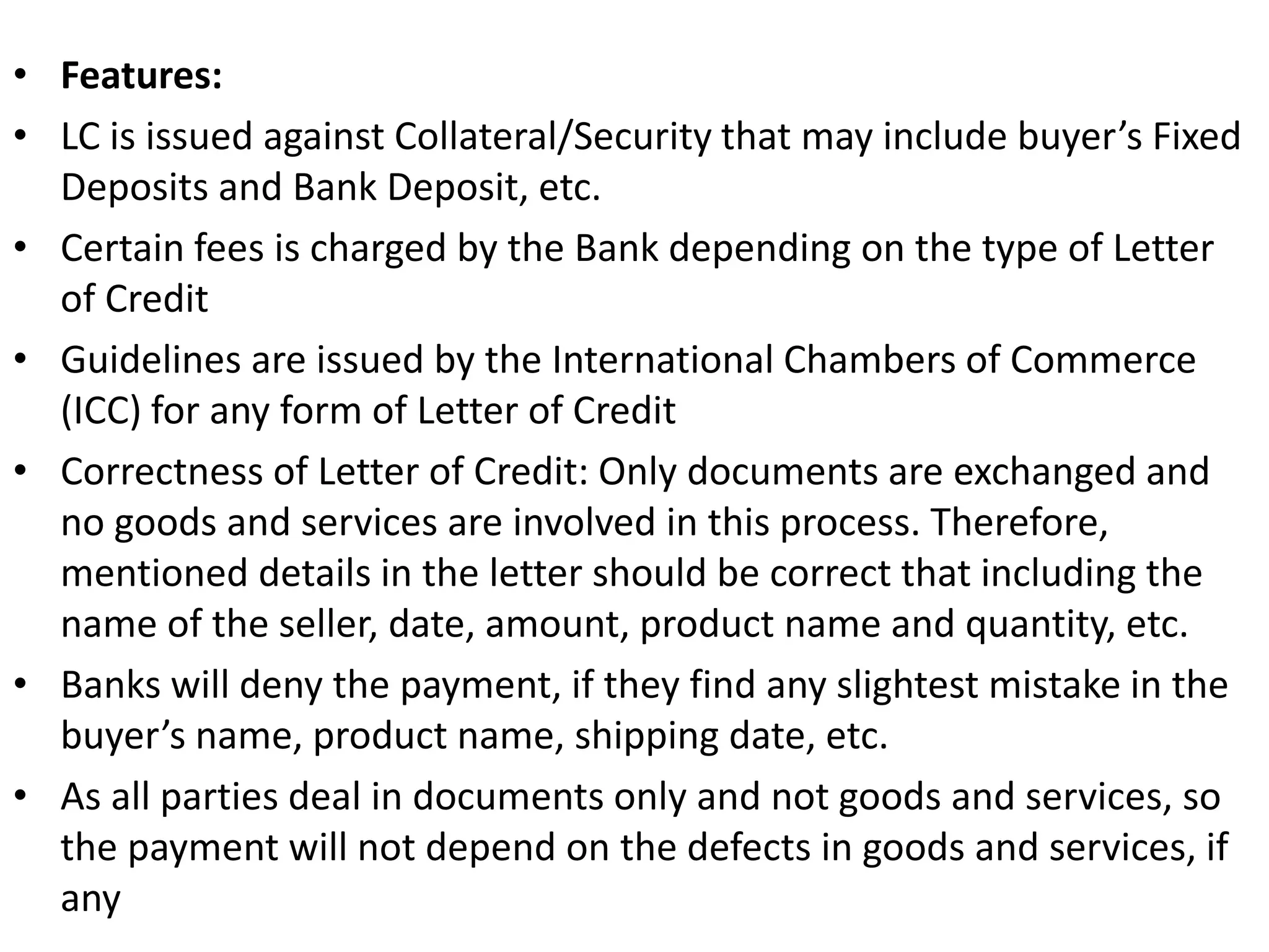 a letter of credit is a payment mechanism whereas a bill of exchange is ...