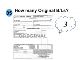 Bill of Lading transportaion how to read a bill | PPTX