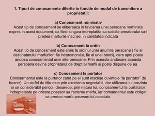Bill of lading conosamentul | PPS