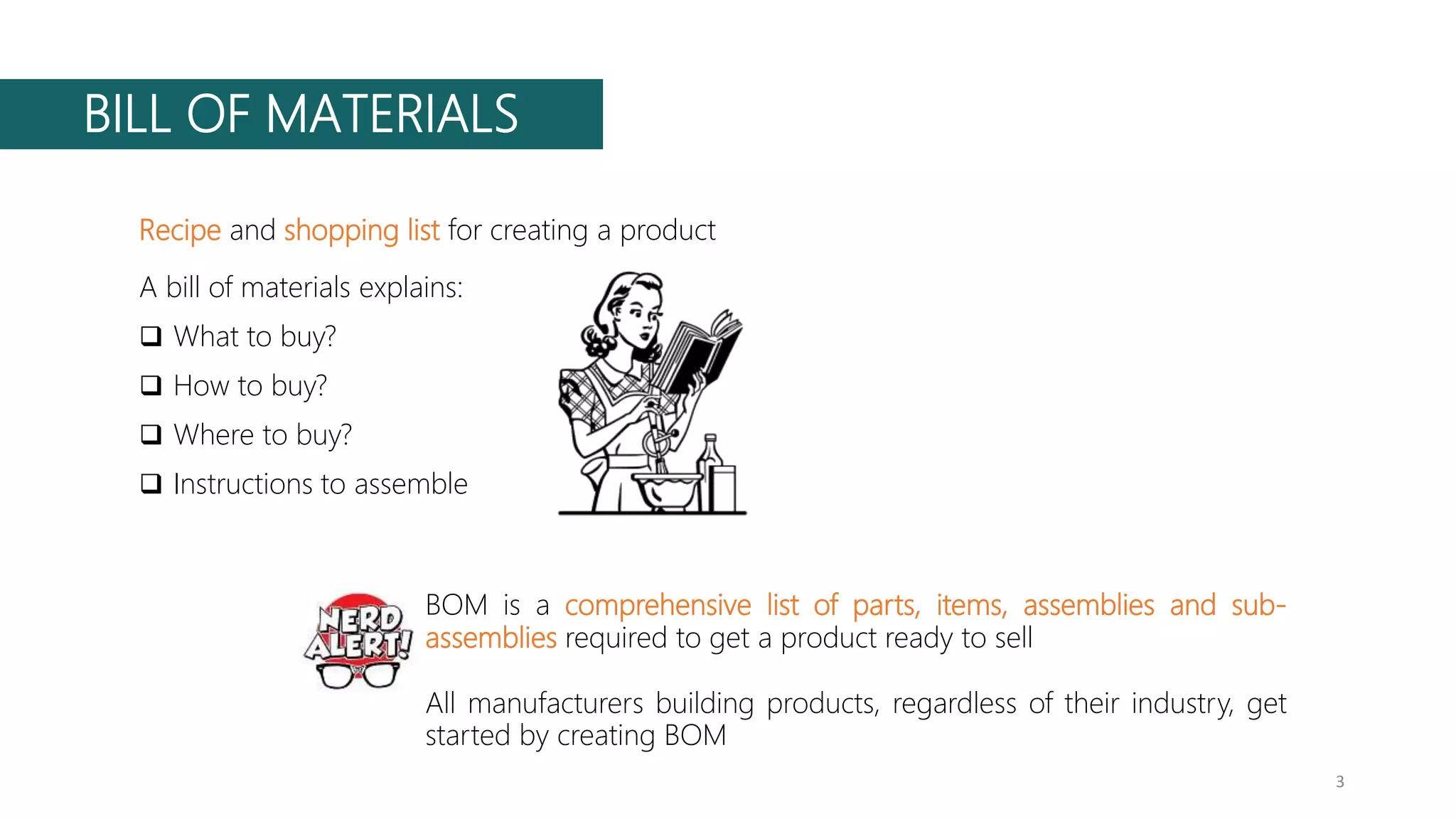 Introduction to Bill Of Materials | PPTX