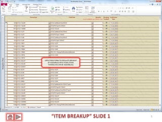 Bill Of Materials Database | PPSX