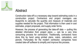Bill of quantities | PPTX