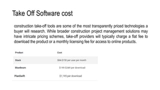 Bill of quantities | PPTX