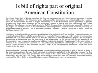 Bill of right under american constitution | PPTX