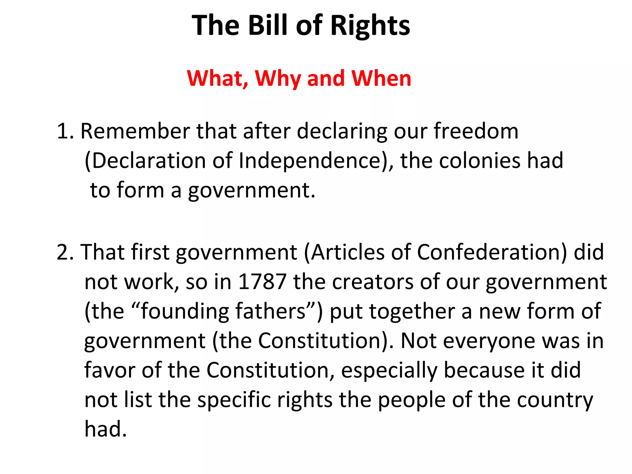 Bill Of Rights | PPT
