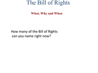 Bill Of Rights | PPT