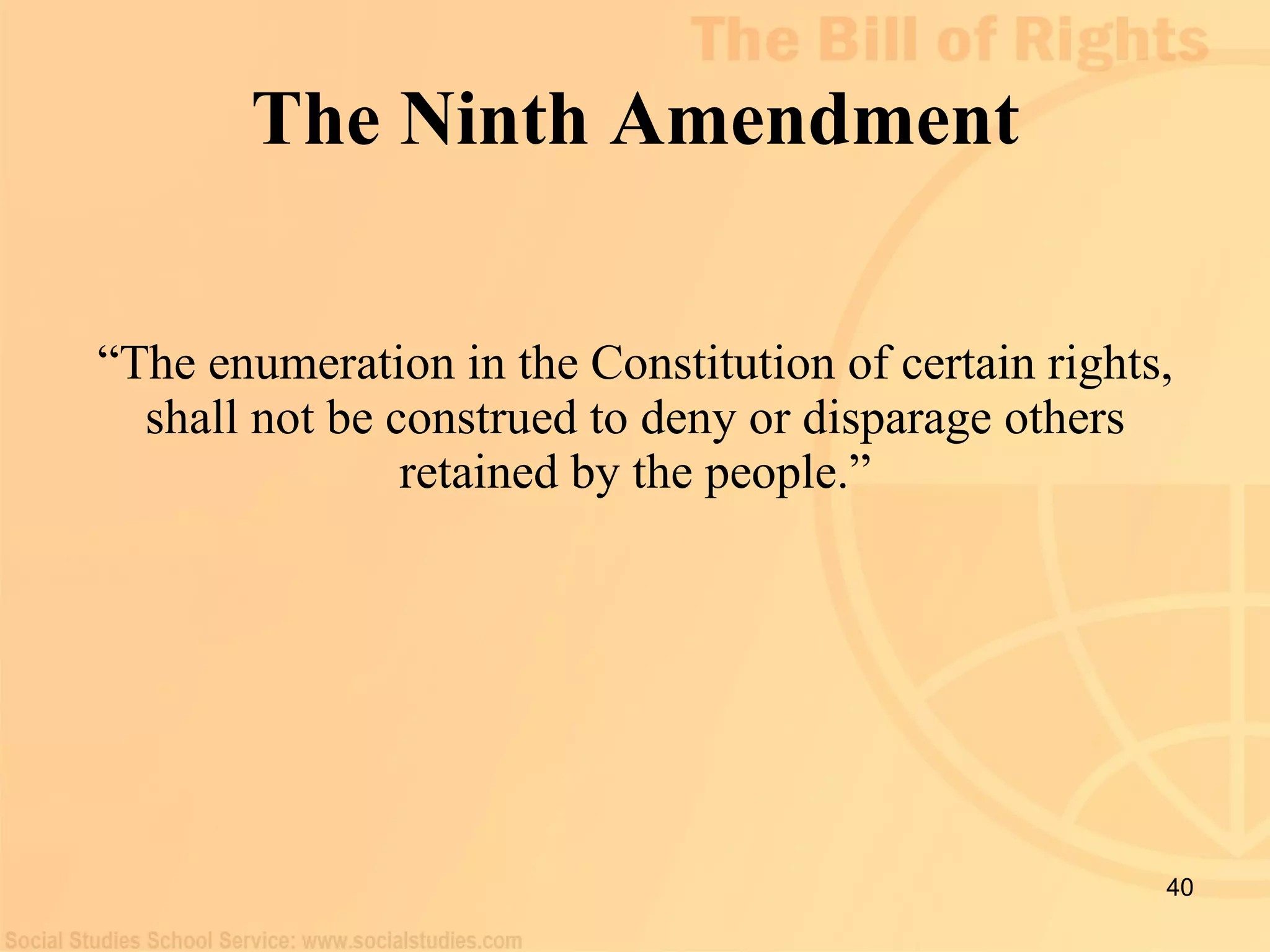 Bill of Rights | PPT