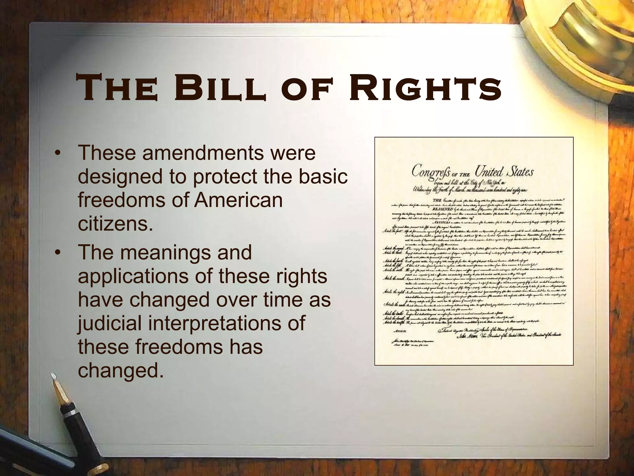 Bill of Rights | PPT