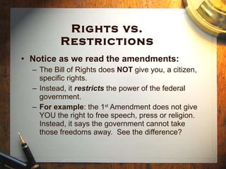 Bill of Rights | PPT