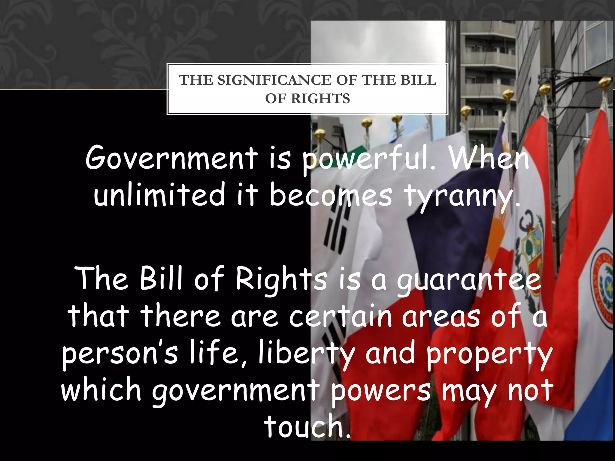 Bill of rights | PPTX