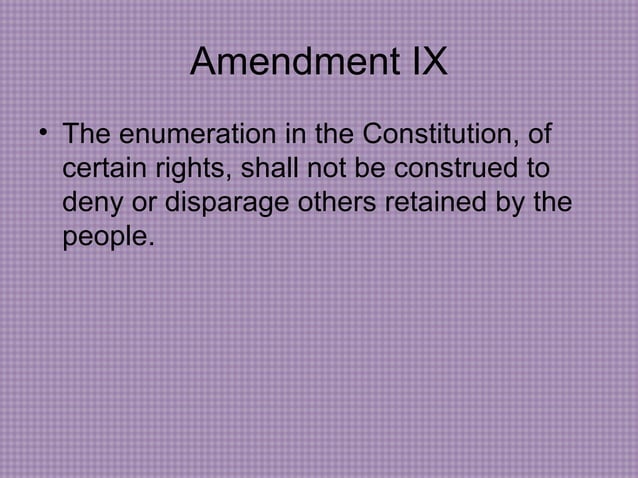 Bill Of Rights | PPT | Law