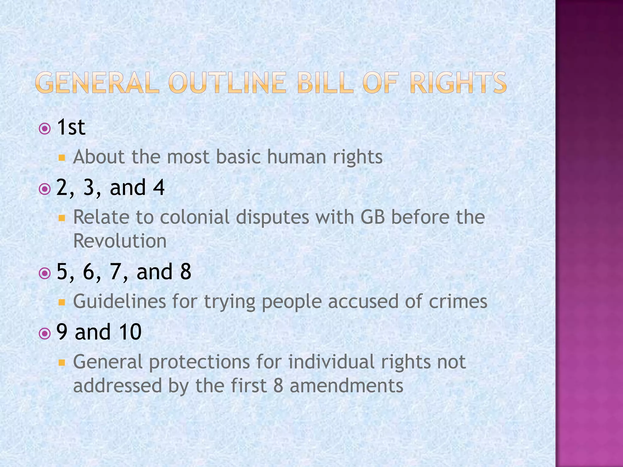 Bill of Rights | PPTX