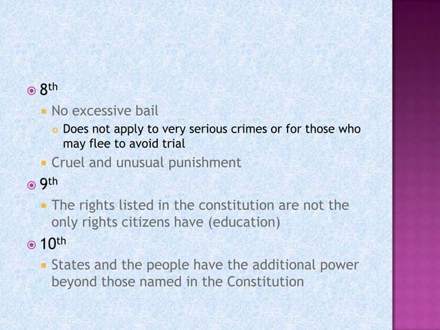 Bill of Rights | PPTX