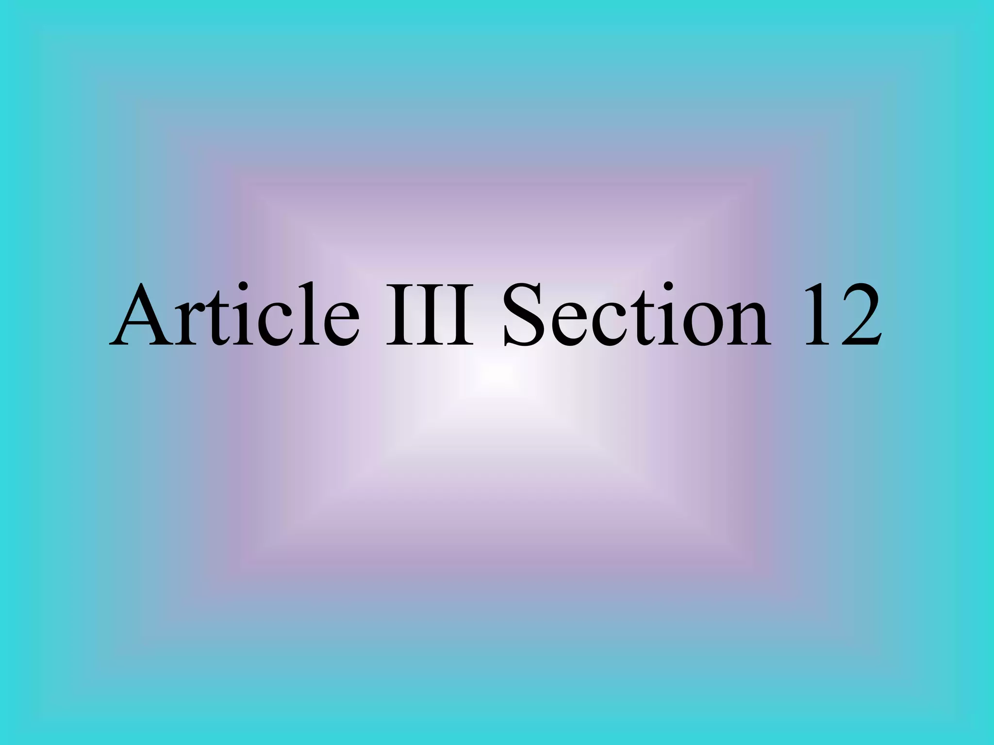 Bill of rights Section 8,12,14 and 18 | PPTX