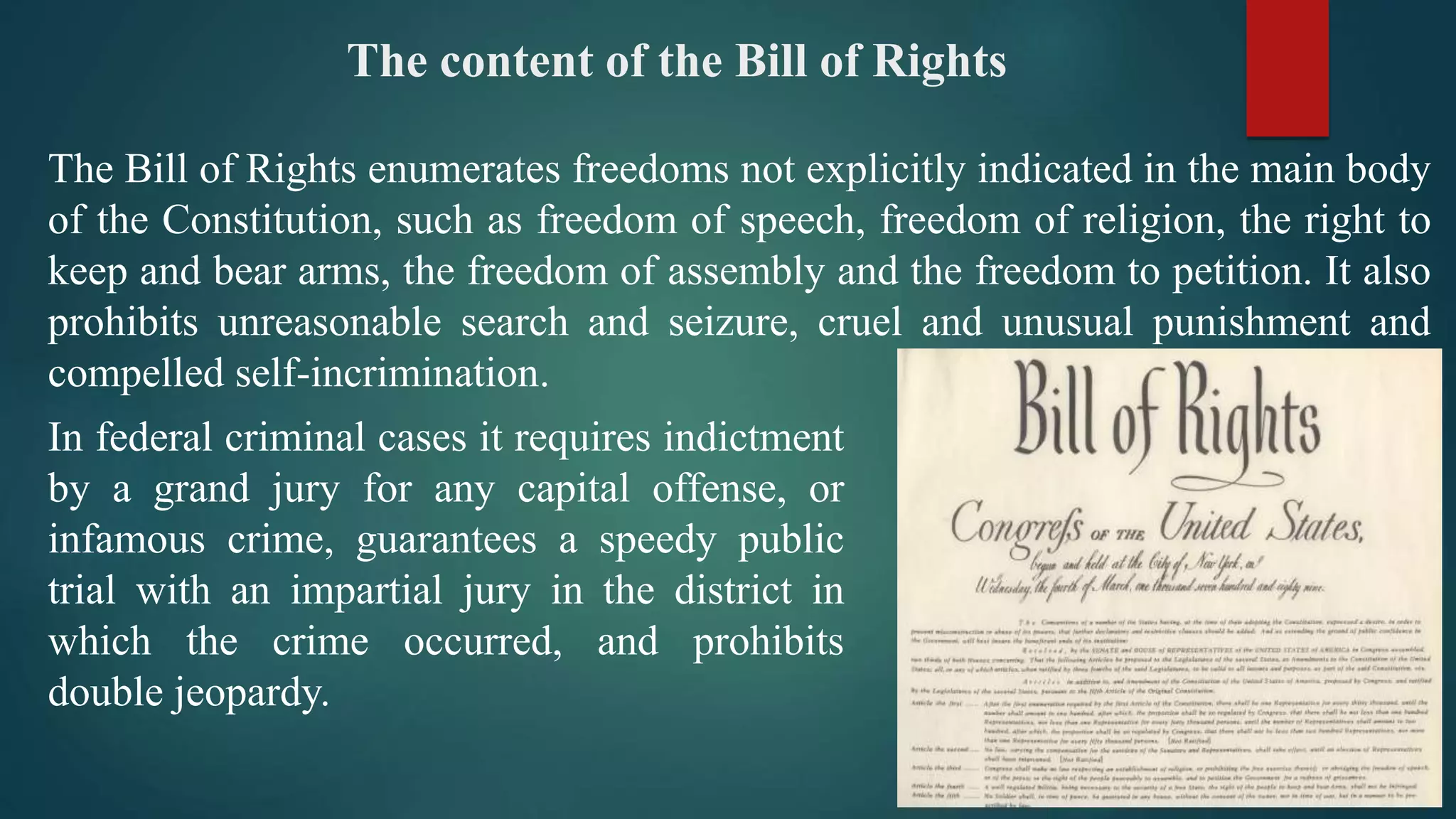 Bill of rights | PPTX | Civic affairs | Politics