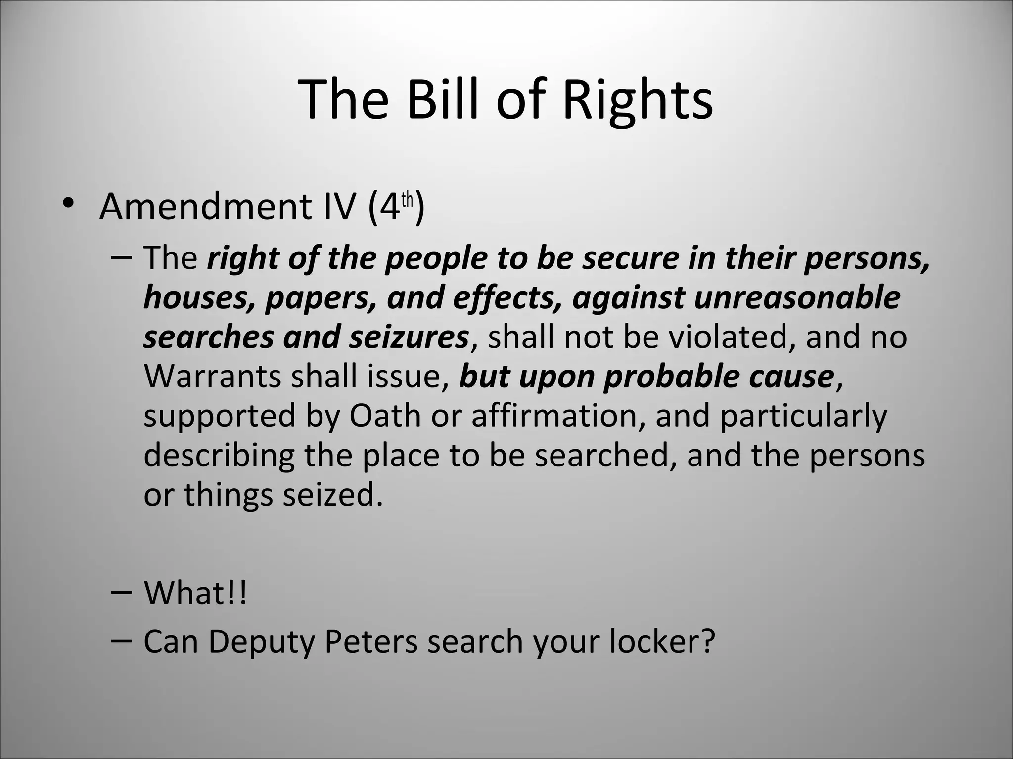 Bill of rights | PPT
