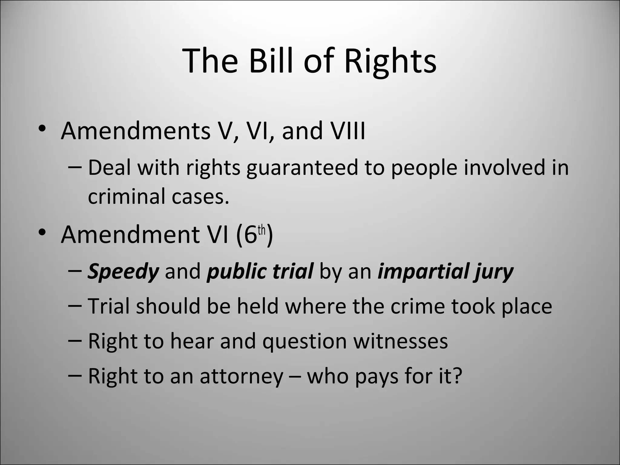 Bill of rights | PPT