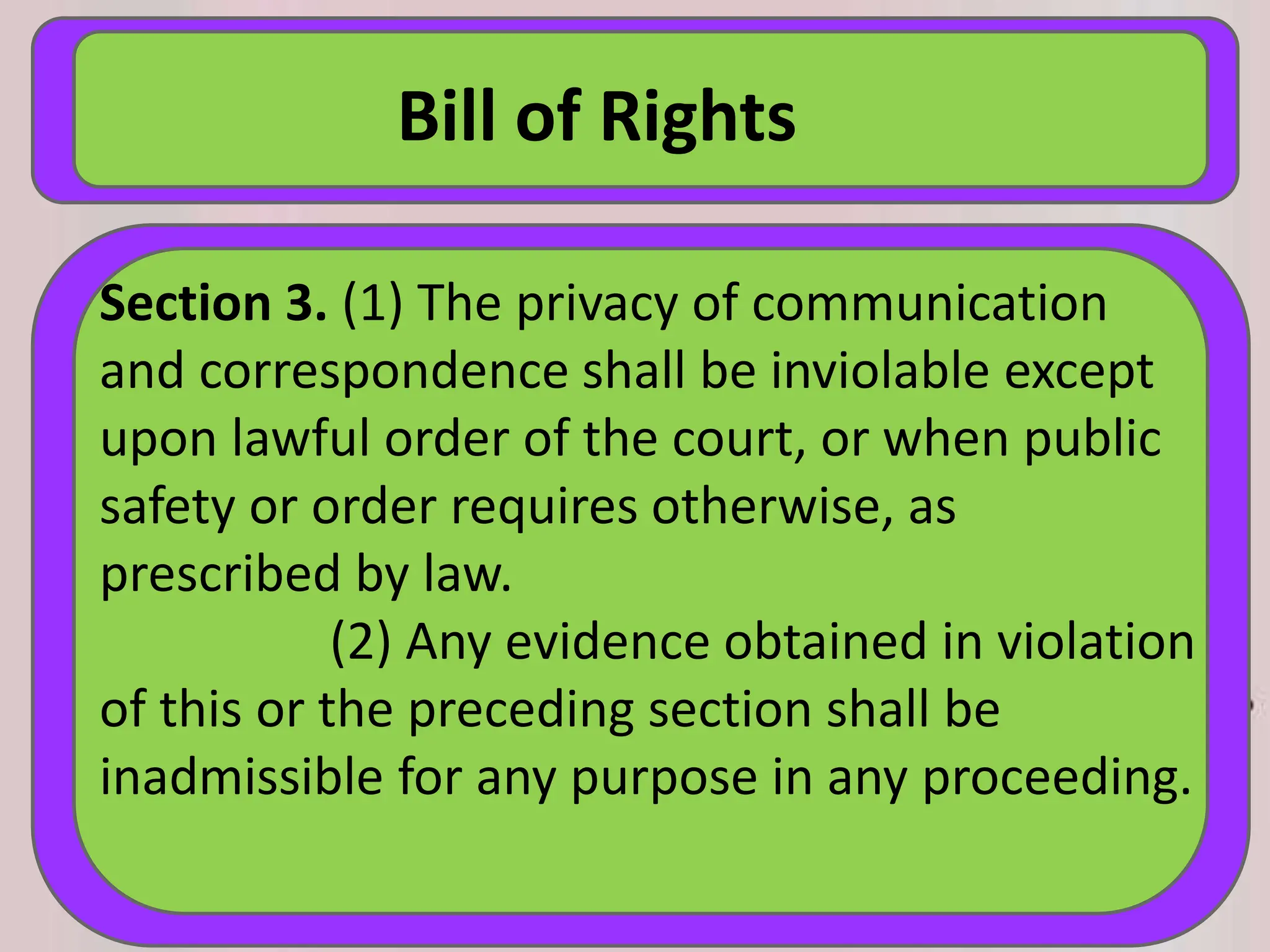 Article 3 Bill of rights constitution.pptx