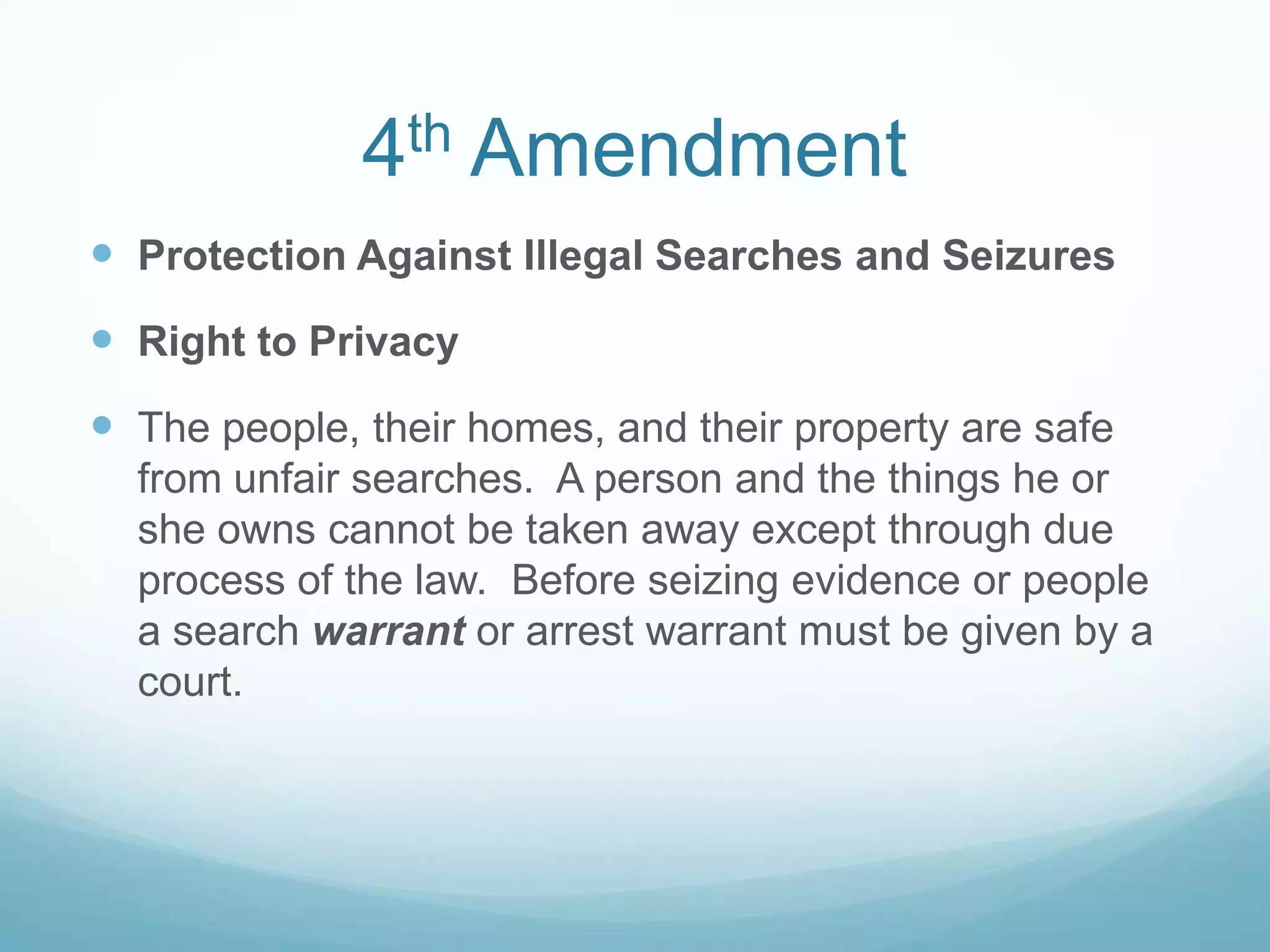 The Bill of Rights | PPTX | Law