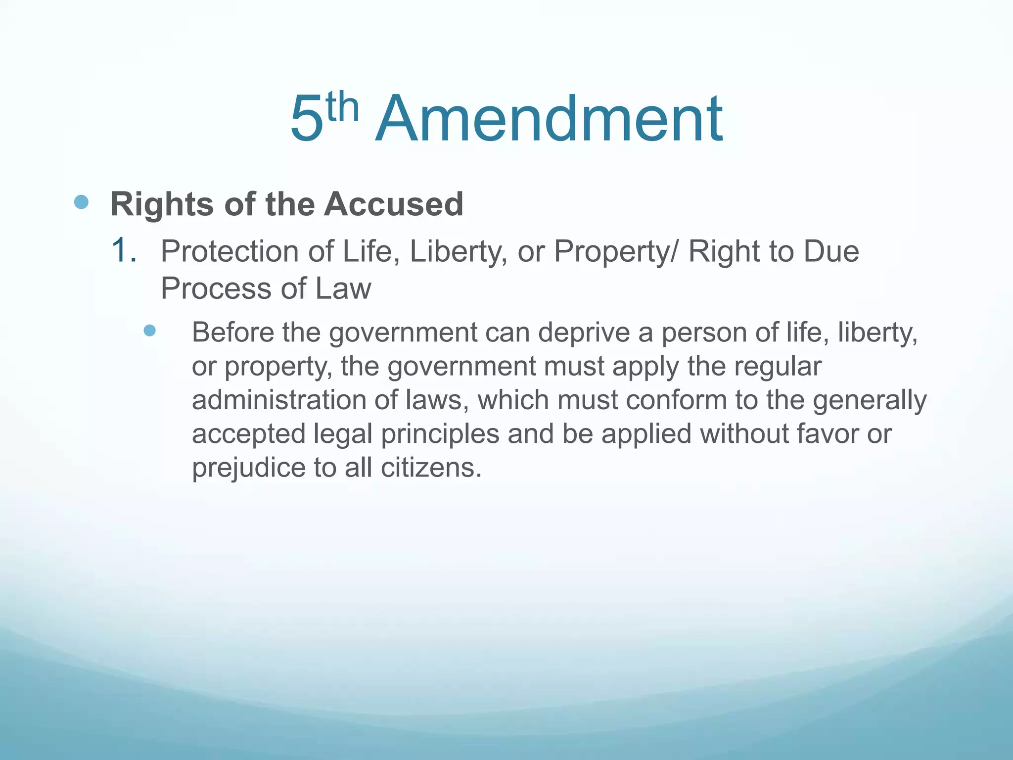 The Bill of Rights | PPTX | Law