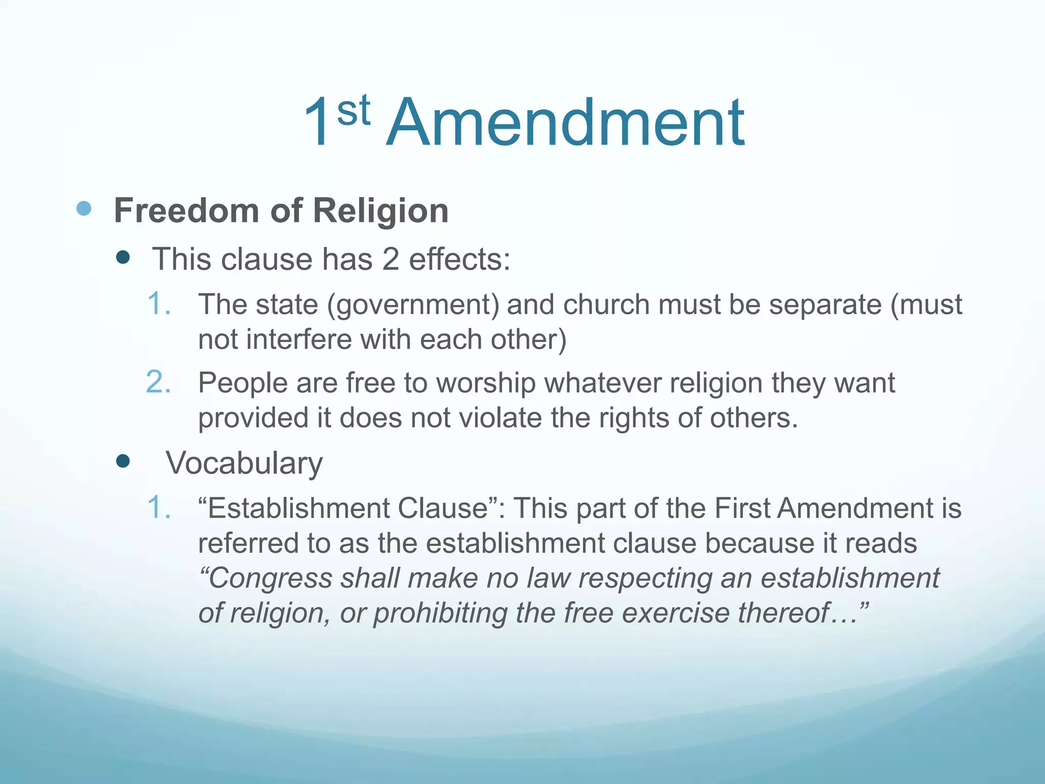 The Bill of Rights | PPTX | Law