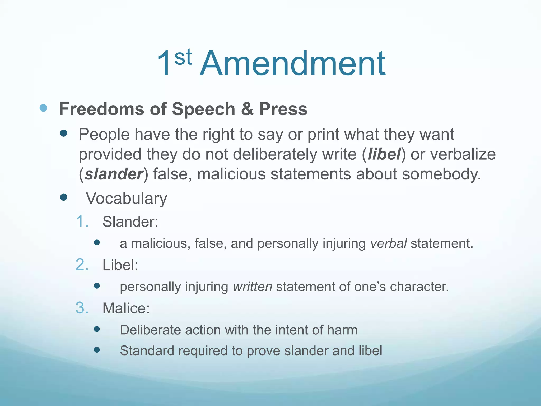 The Bill of Rights | PPT