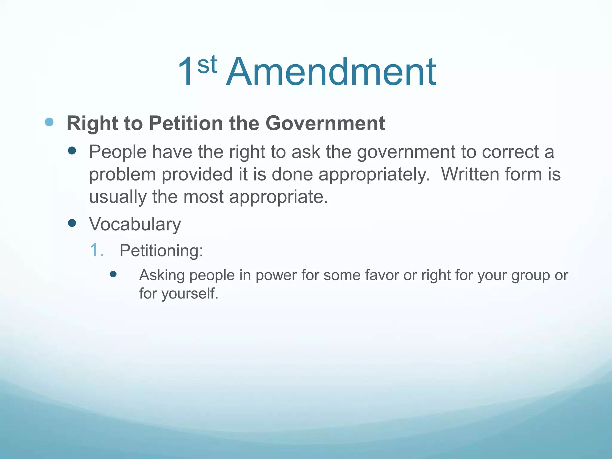 The Bill of Rights | PPTX | Law
