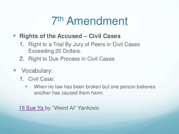 The Bill of Rights