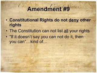 Bill of rights fill in 08 | PPT
