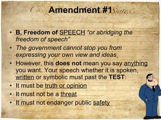 Bill of rights fill in 08 | PPT