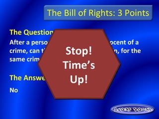 Bill of Rights Jeopardy | PPT