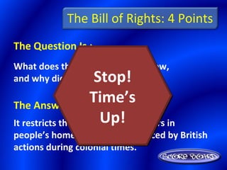 Bill of Rights Jeopardy | PPT