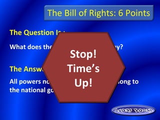 Bill of Rights Jeopardy | PPT