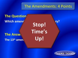 Bill of Rights Jeopardy | PPT