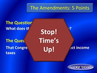 Bill of Rights Jeopardy | PPT